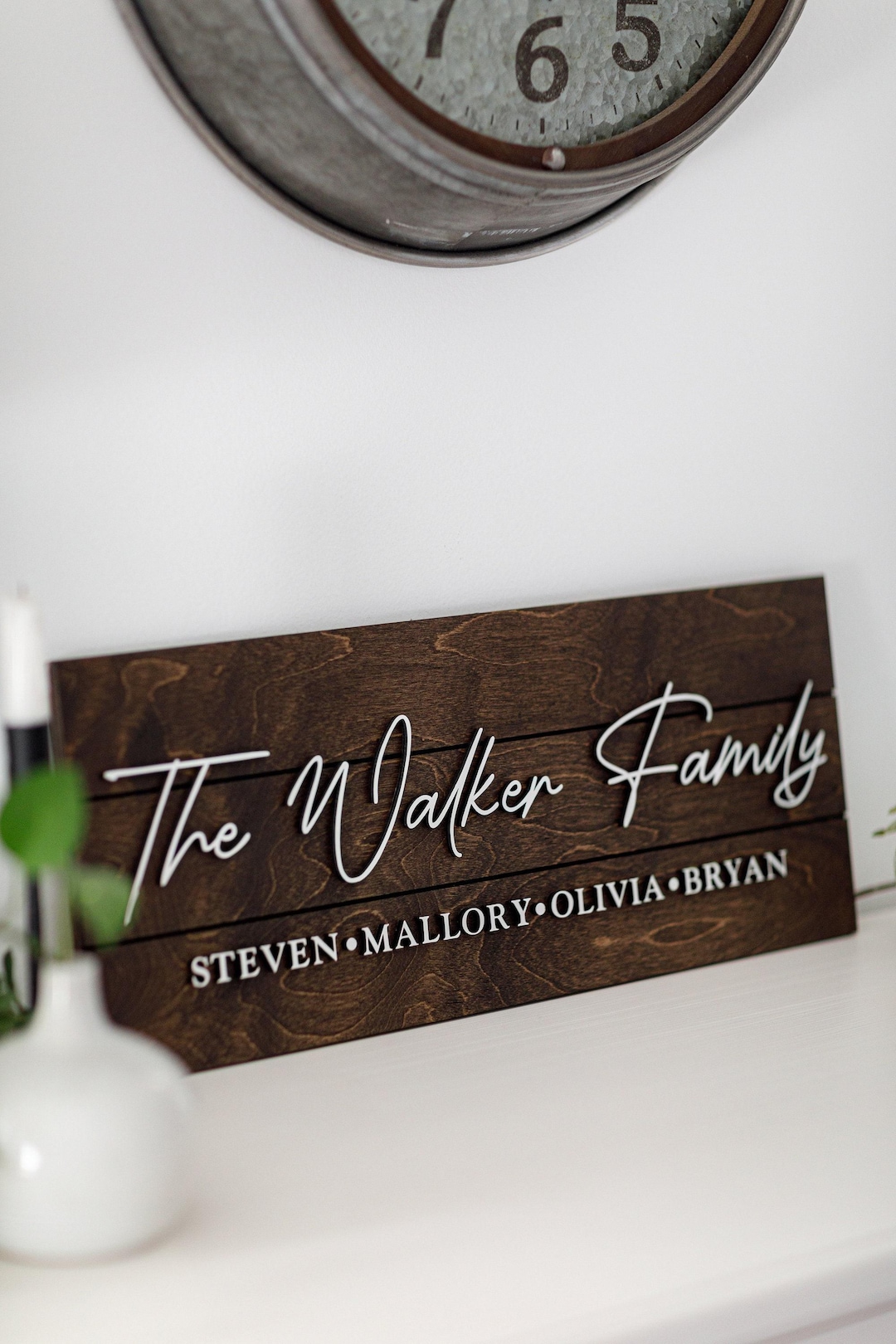 Personalized Family Sign, Family Name Sign, Family Sign With Names ...
