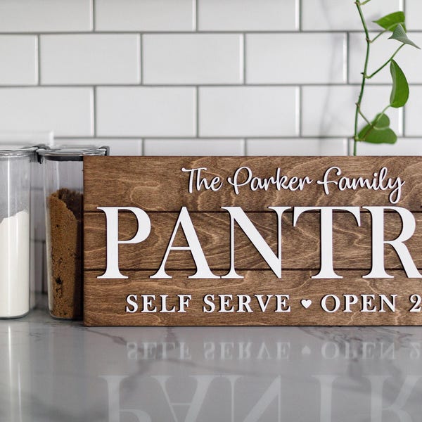 Pantry Signs for Kitchen - Etsy