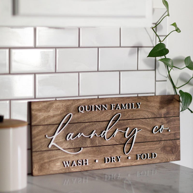 Laundry Room Signs - Etsy