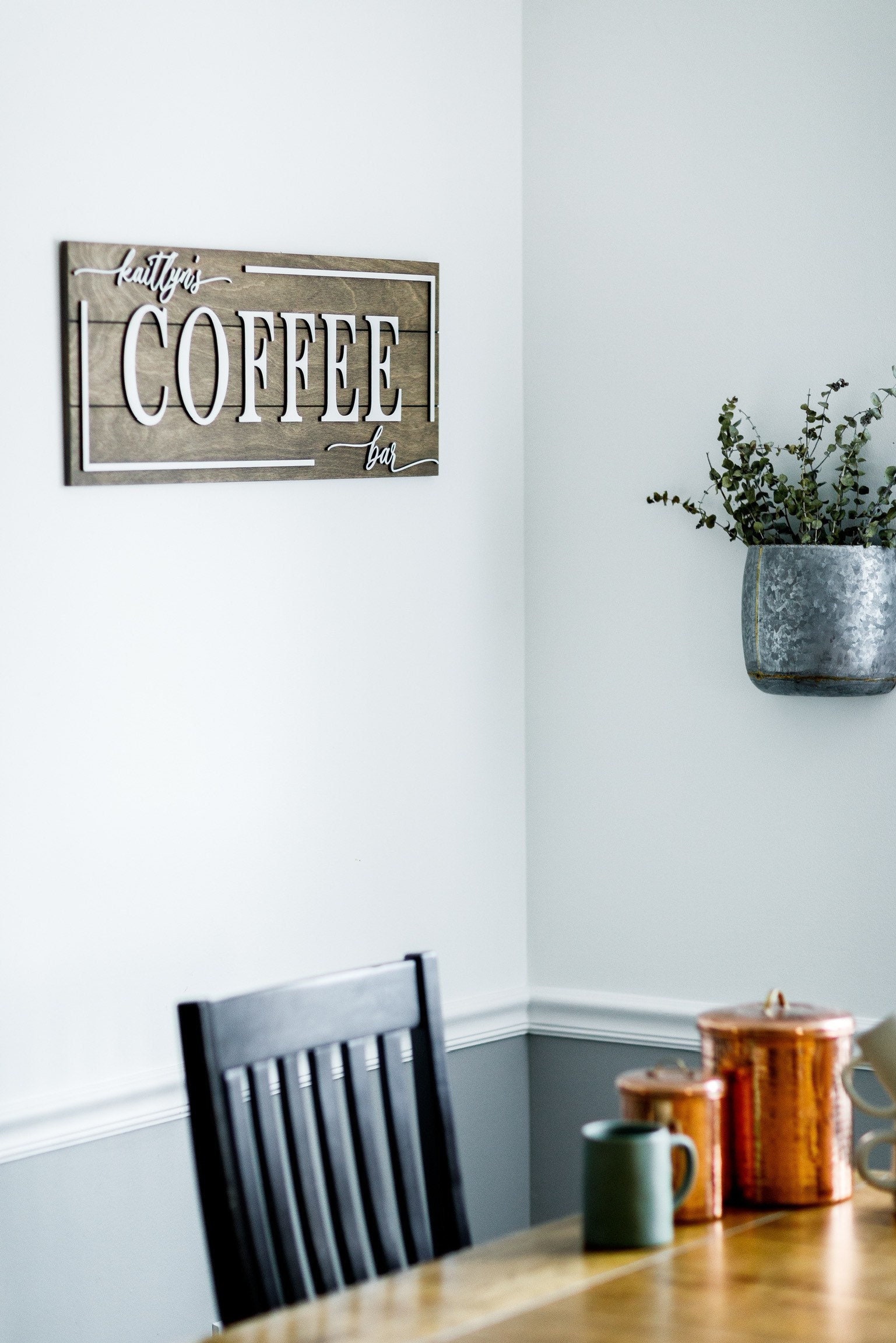 Pallet Sign Coffee Bar Sign Custom Wood Sign 3D Sign | Etsy