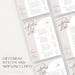 Modern Arch Price List Template, Beauty Salon Pricing Sheet - Etsy