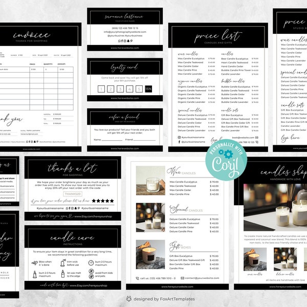 Candle Business Bundle - Etsy