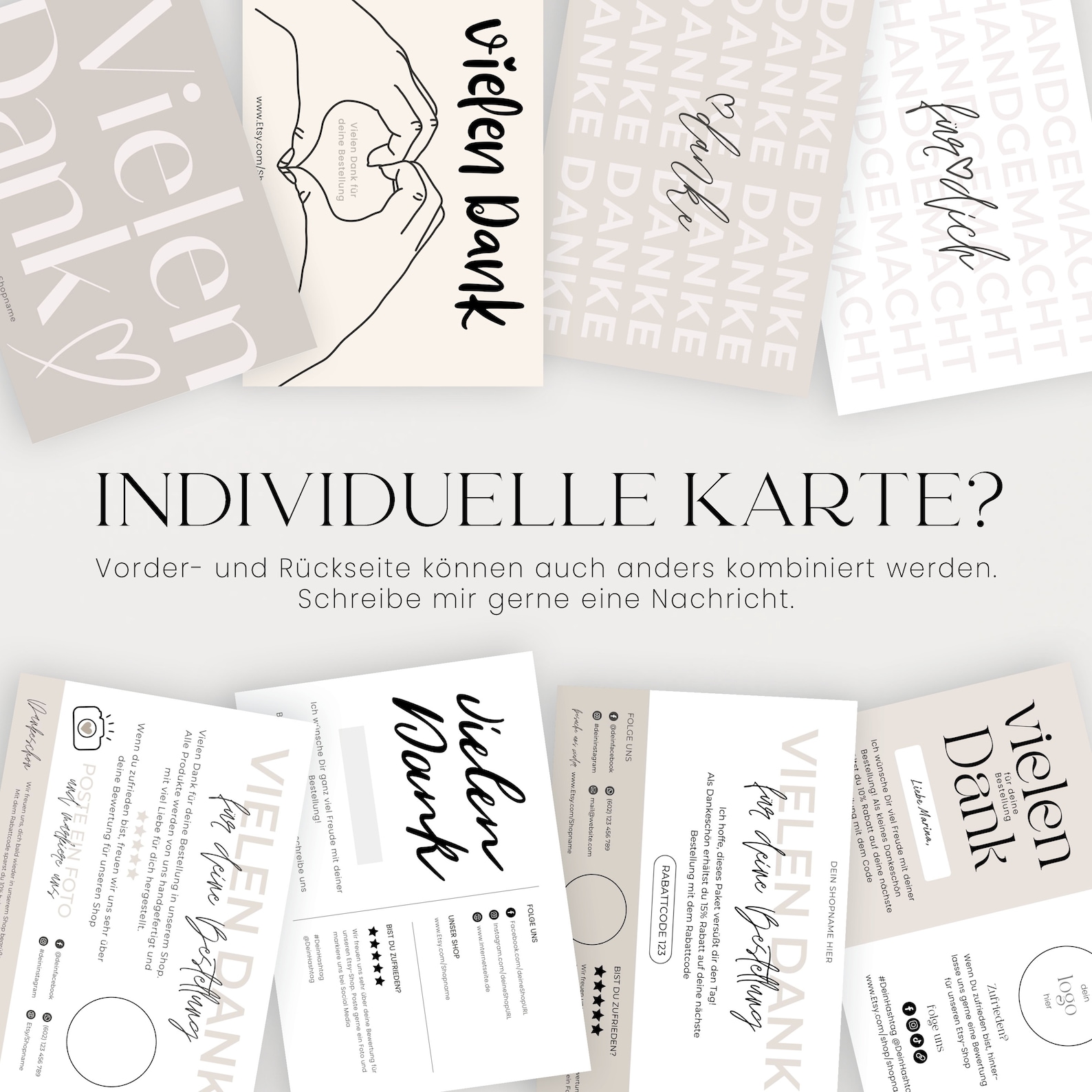 Vielen Dank Für Deine Bestellung Paketbeileger Für Kunden - Etsy