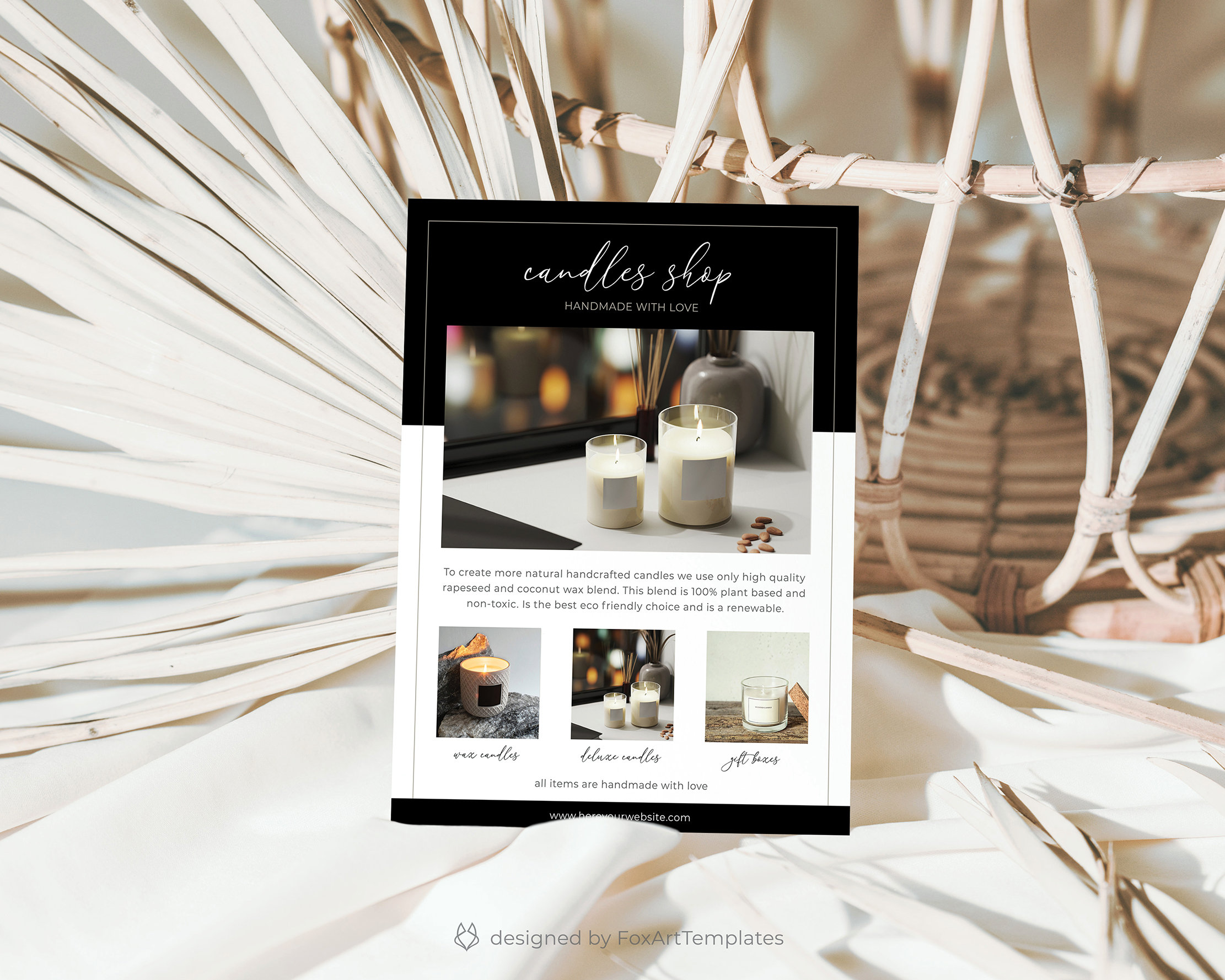 Candle Making Business Flyer Template - Etsy Australia