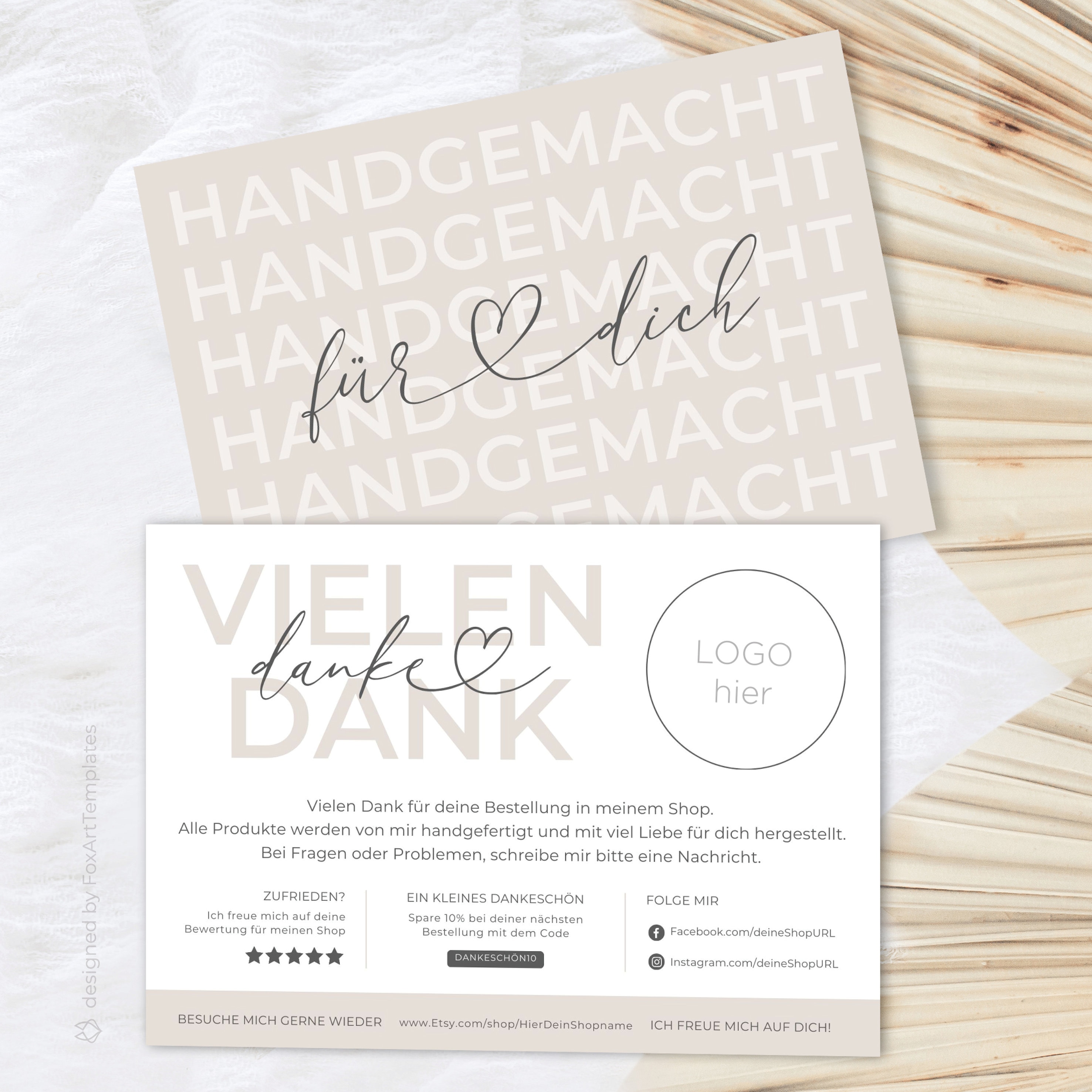 Vielen Dank Für Deine Bestellung Paketbeileger Für Kunden - Etsy