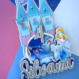 Cinderella Cake Topper - Cenicienta Cake Topper - Princess Theme ...