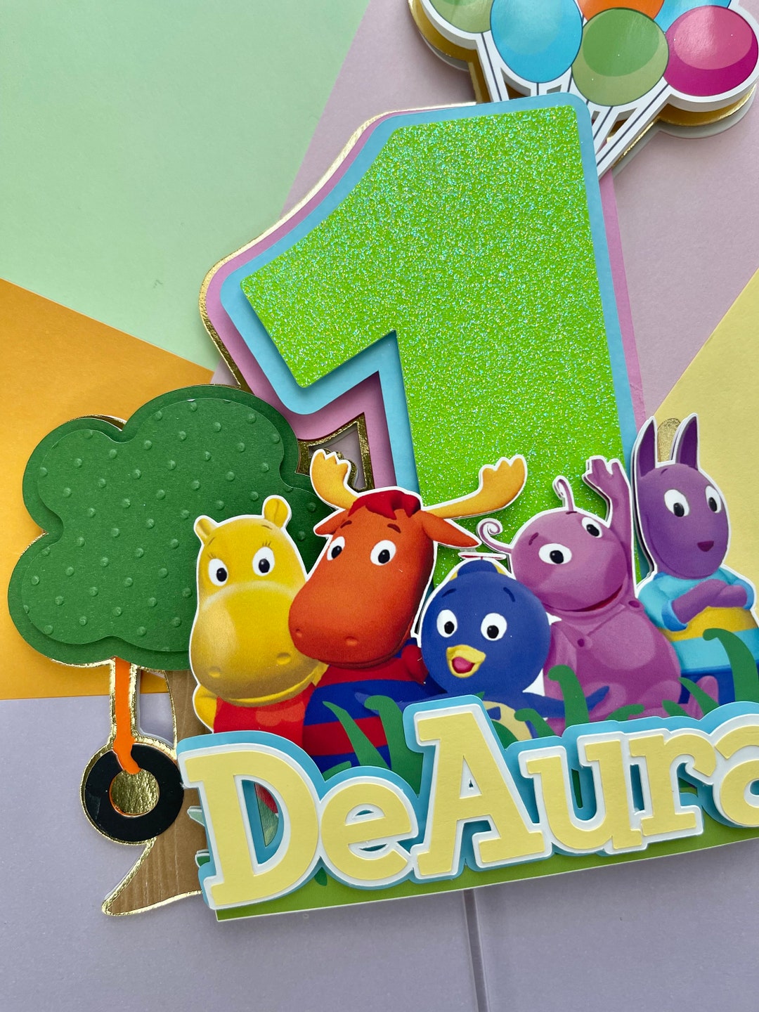 The Backyardigans Cake Topper - Backyardigans Birthday - Backyardigans ...