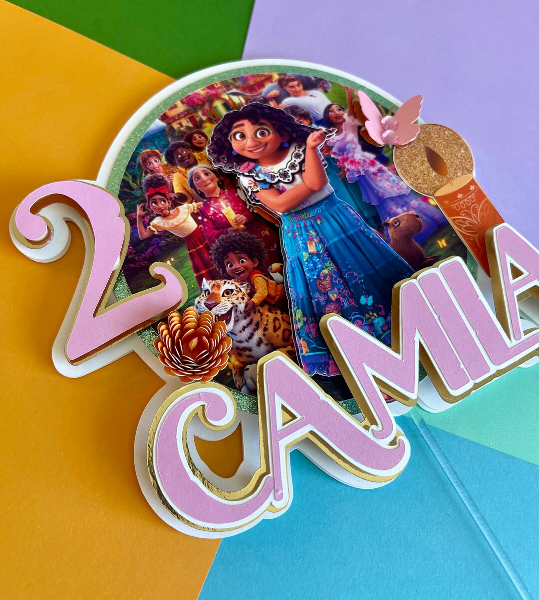 Encanto Cake Topper Mirabel Encanto Cake Topper Isabela - Etsy