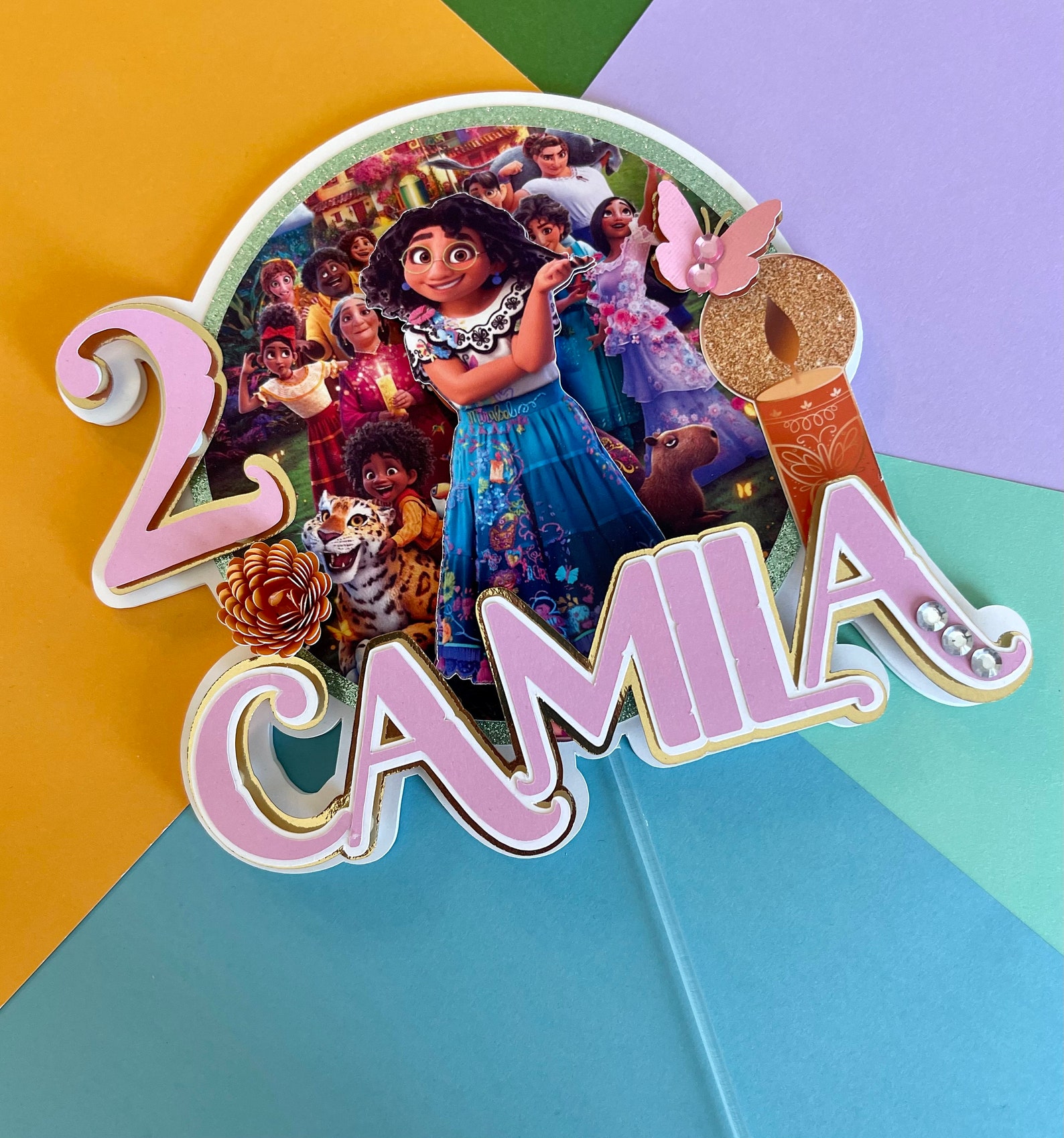 Encanto Cake Topper Mirabel Encanto Cake Topper Isabela - Etsy