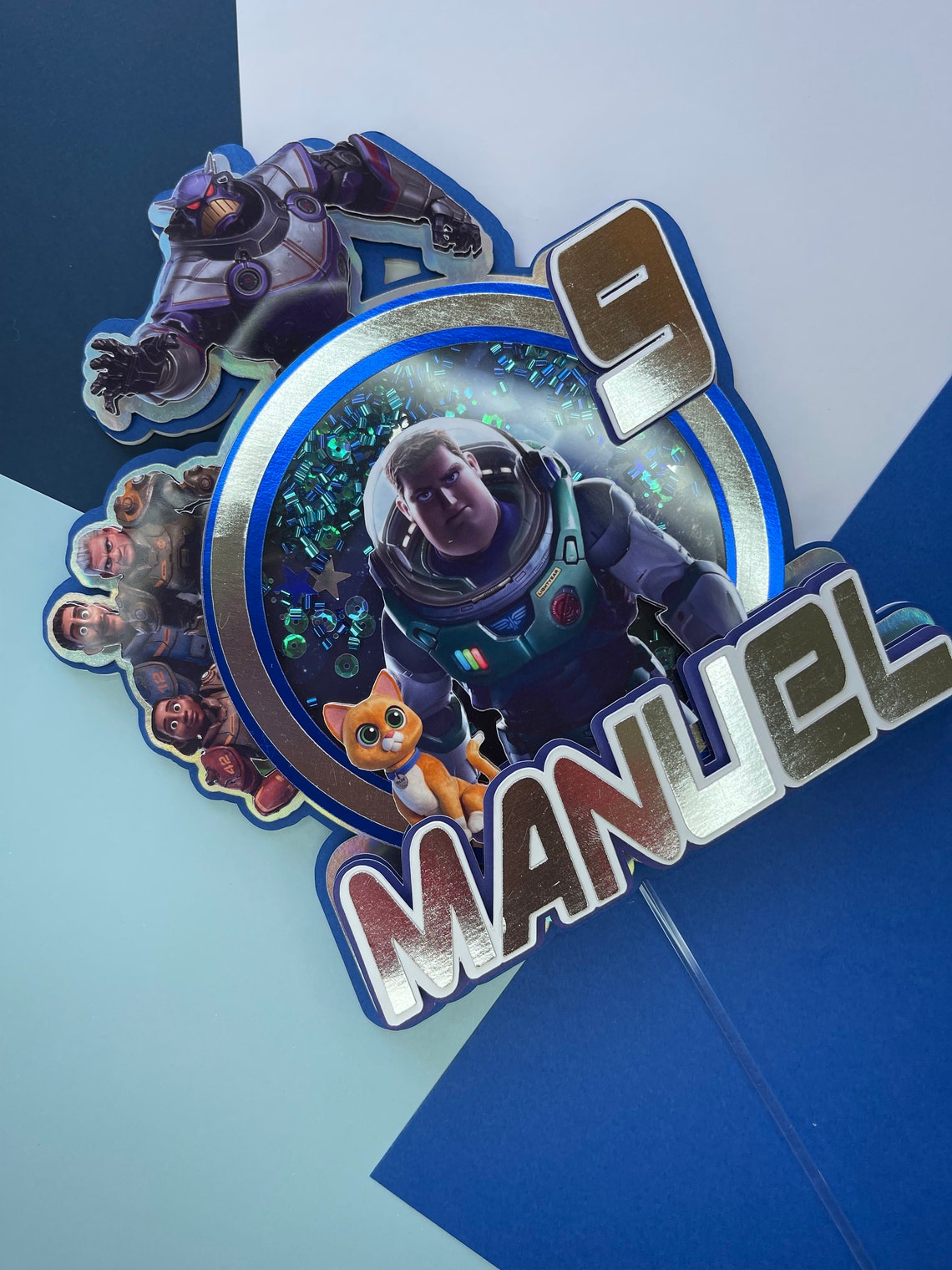 Buzz Lightyear Cake Topper Buzz Lightyear Shaker Cake Topper - Etsy