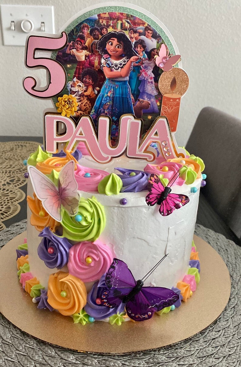 Encanto Cake Topper Mirabel Encanto Cake Topper Isabela - Etsy