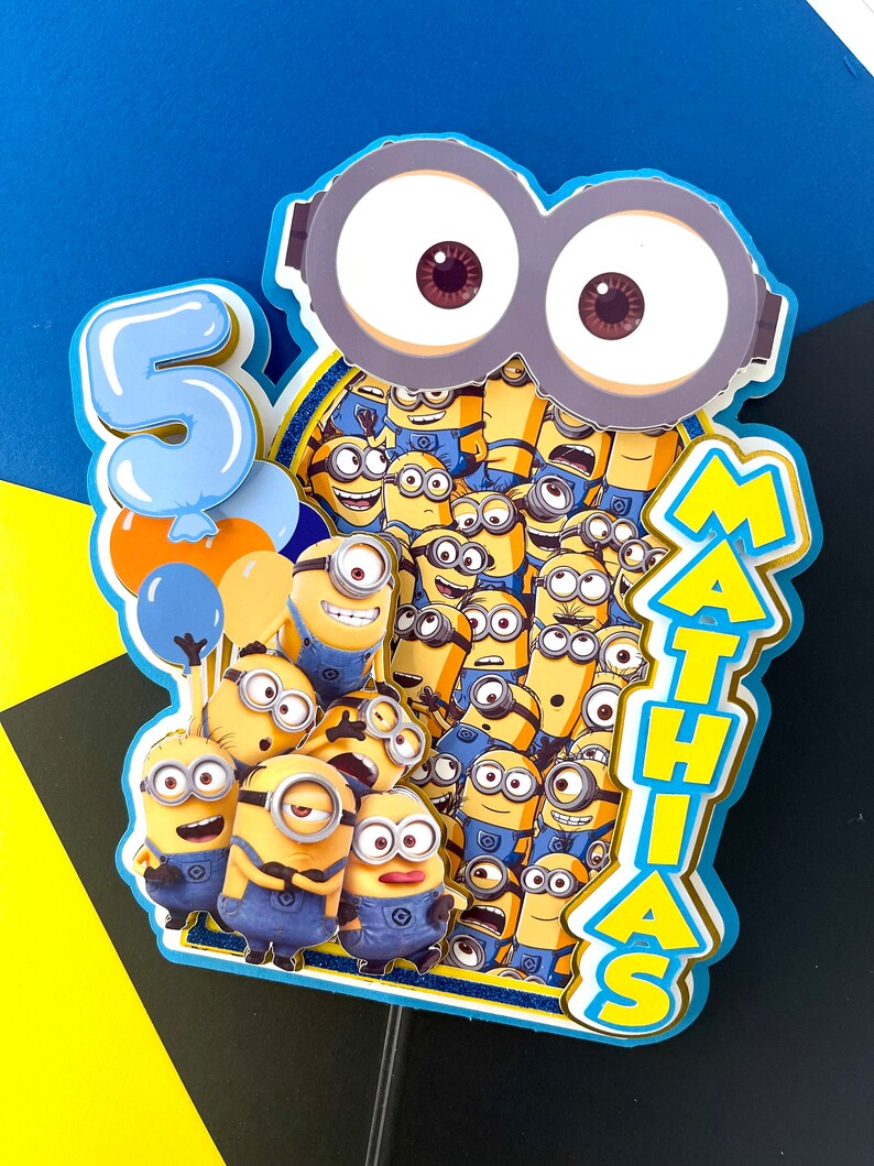 Minions Cake Topper Minions Birthday Party Minions Party - Etsy