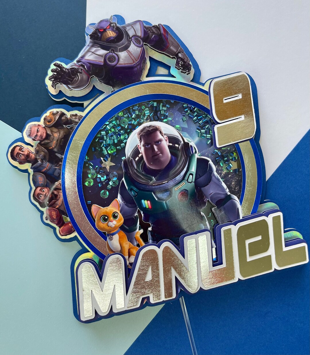 Buzz Lightyear Cake Topper - Buzz Lightyear Shaker Cake Topper - Buzz ...