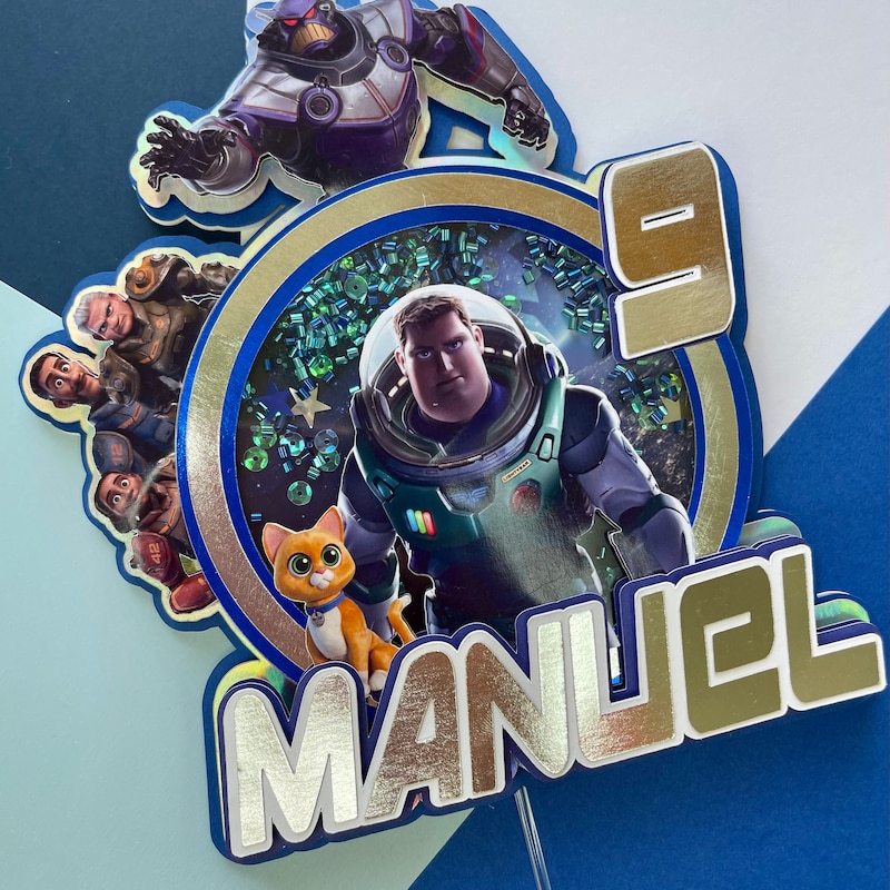 Buzz Lightyear Cake Topper - Etsy