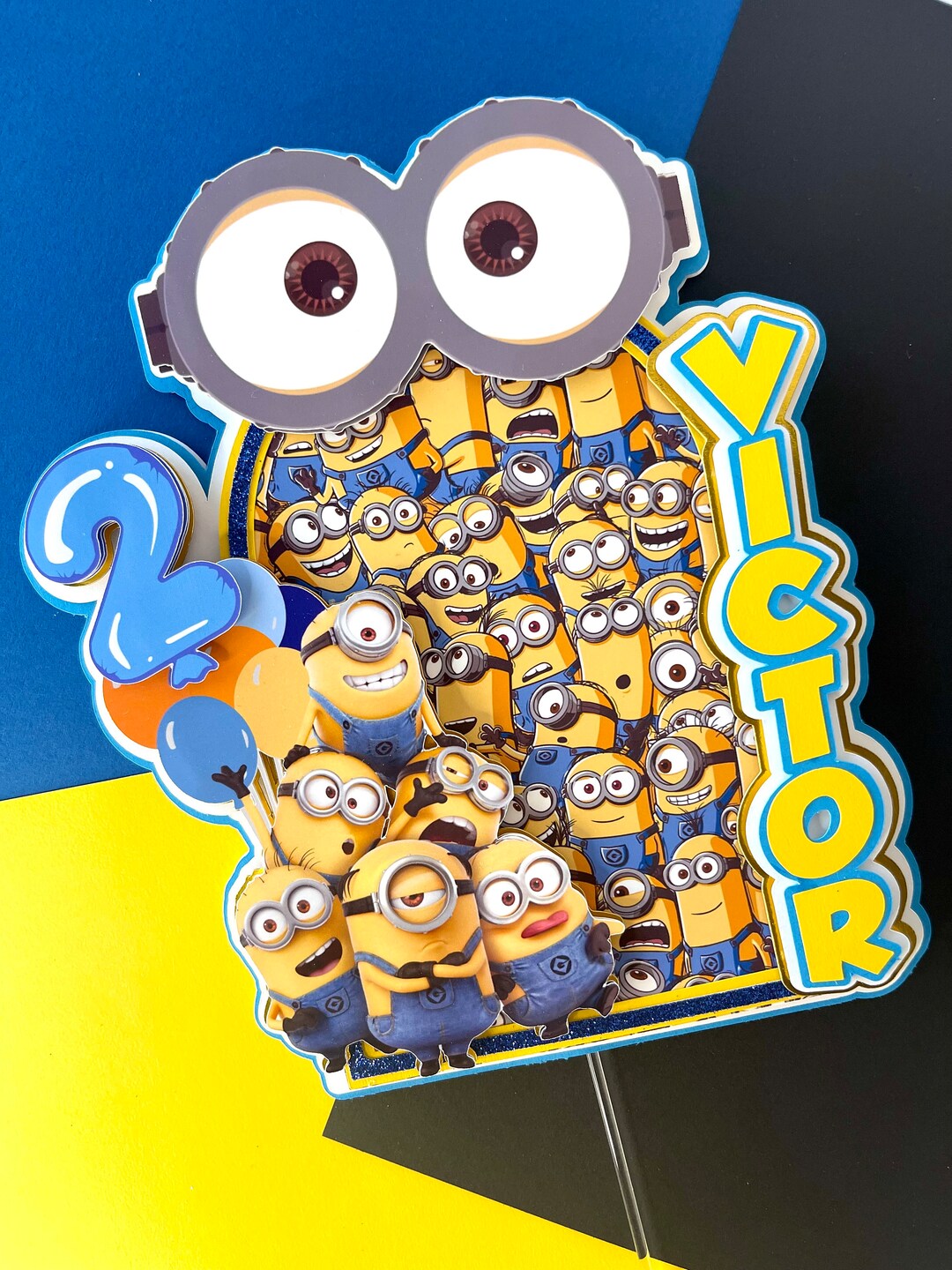 Minions Cake Topper - Minions Birthday Party - Minions Party Decor ...