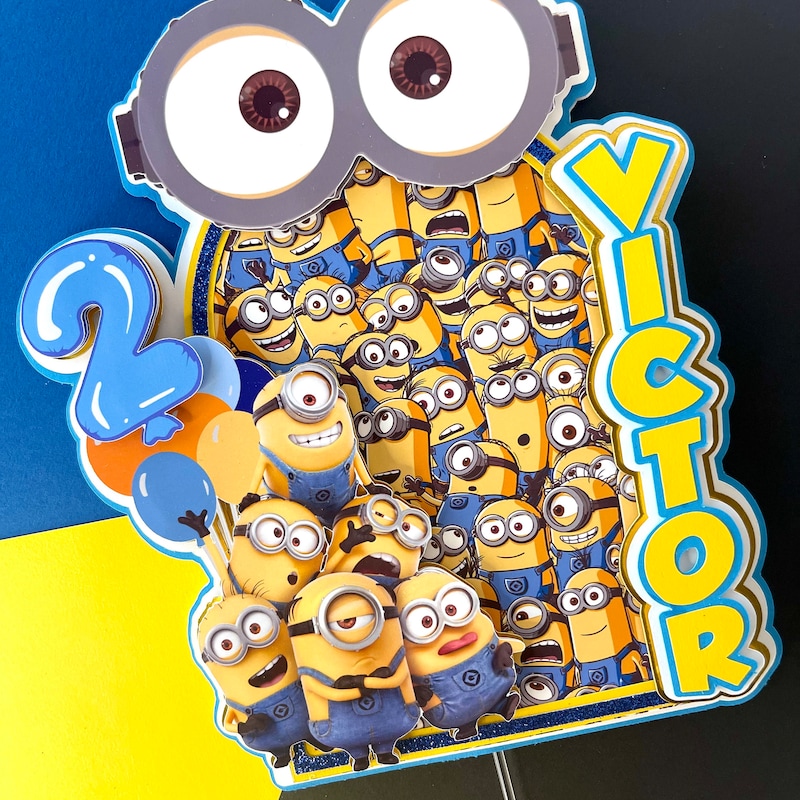 Minion Cake Topper - Etsy
