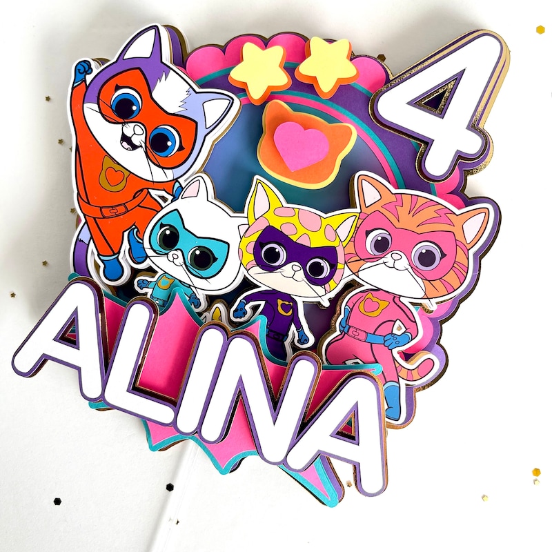 Super Kitties Png - Etsy