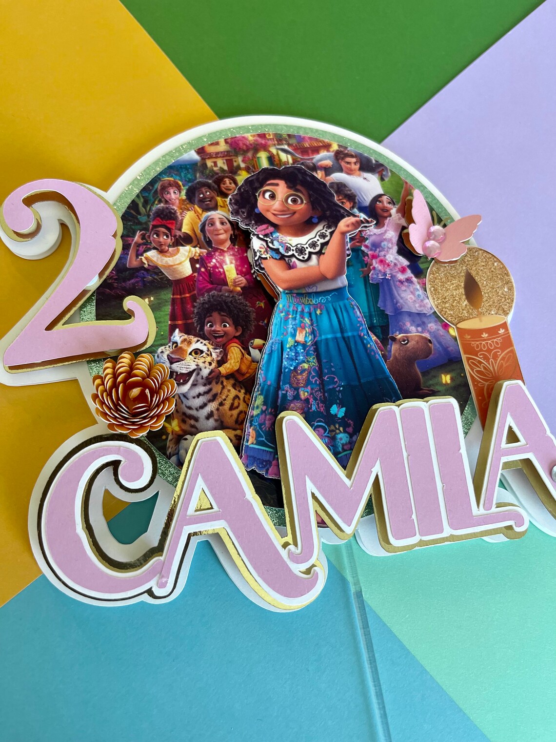 Encanto Cake Topper Mirabel Encanto Cake Topper Isabela - Etsy