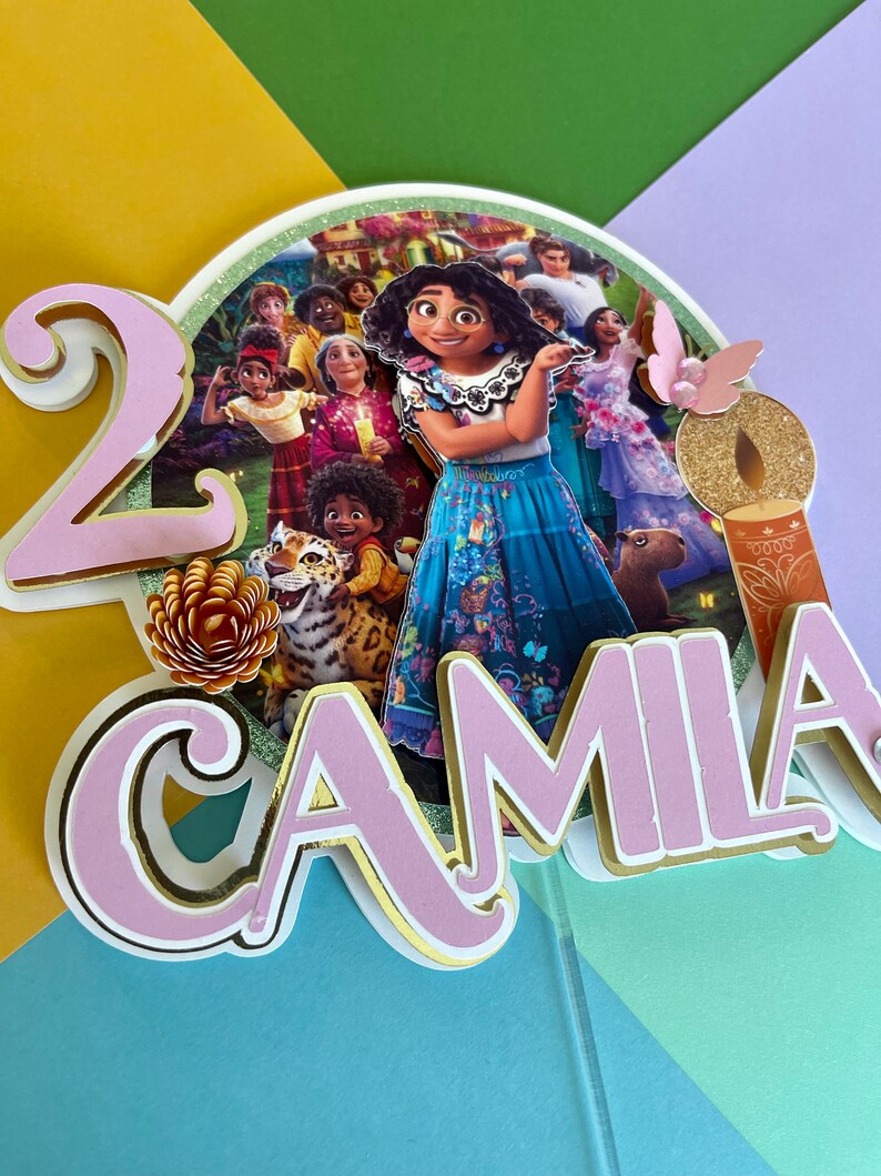 Encanto Cake Topper Mirabel Encanto Cake Topper Isabela - Etsy