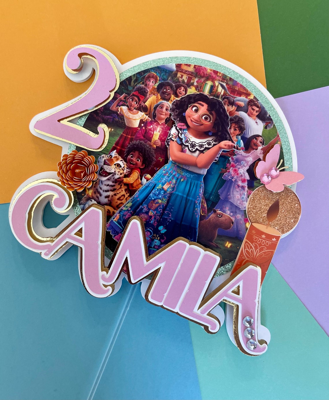 Encanto Cake Topper Mirabel Encanto Cake Topper Isabela - Etsy