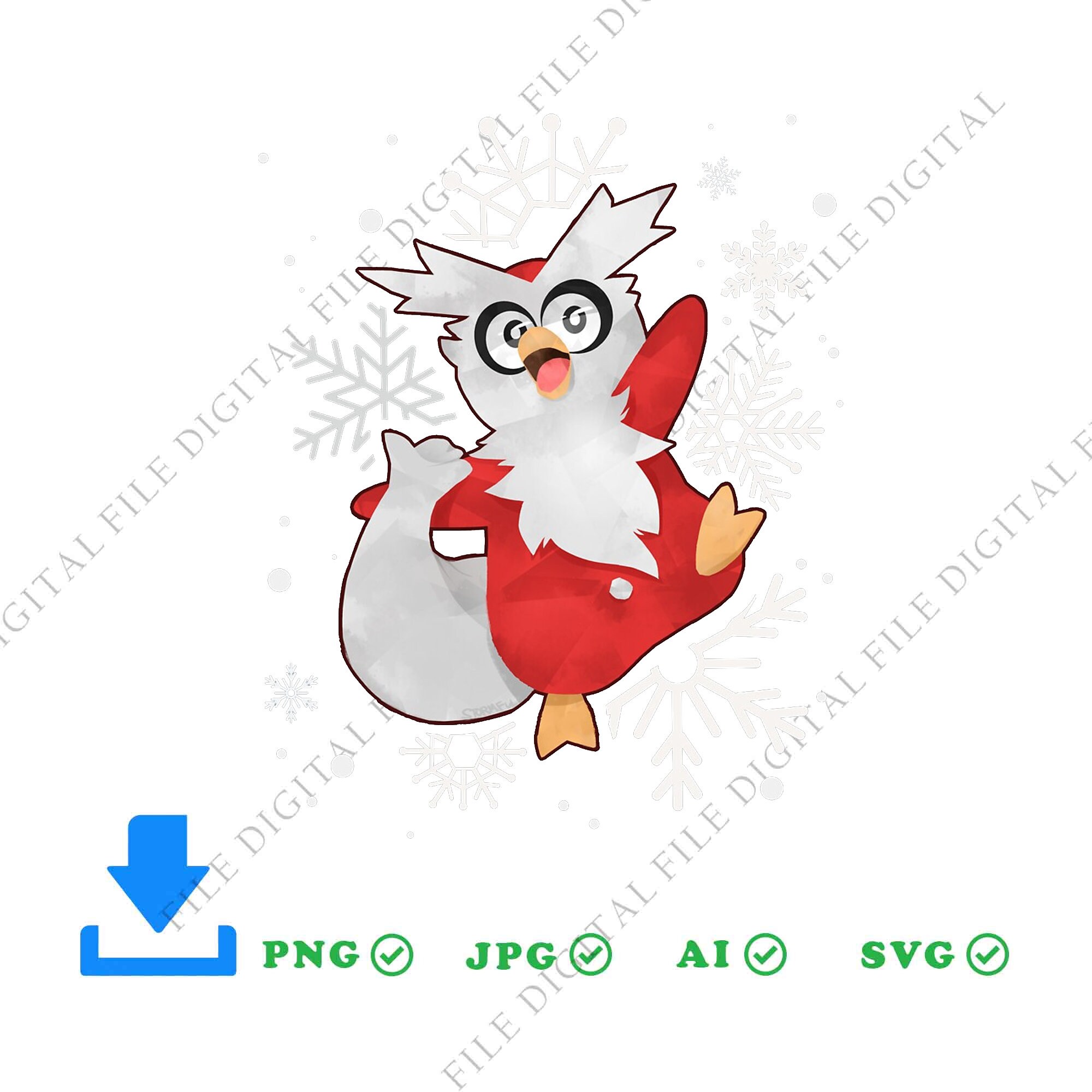 Delibird Delivery Digital Download Prints Delibird Delivery | Etsy