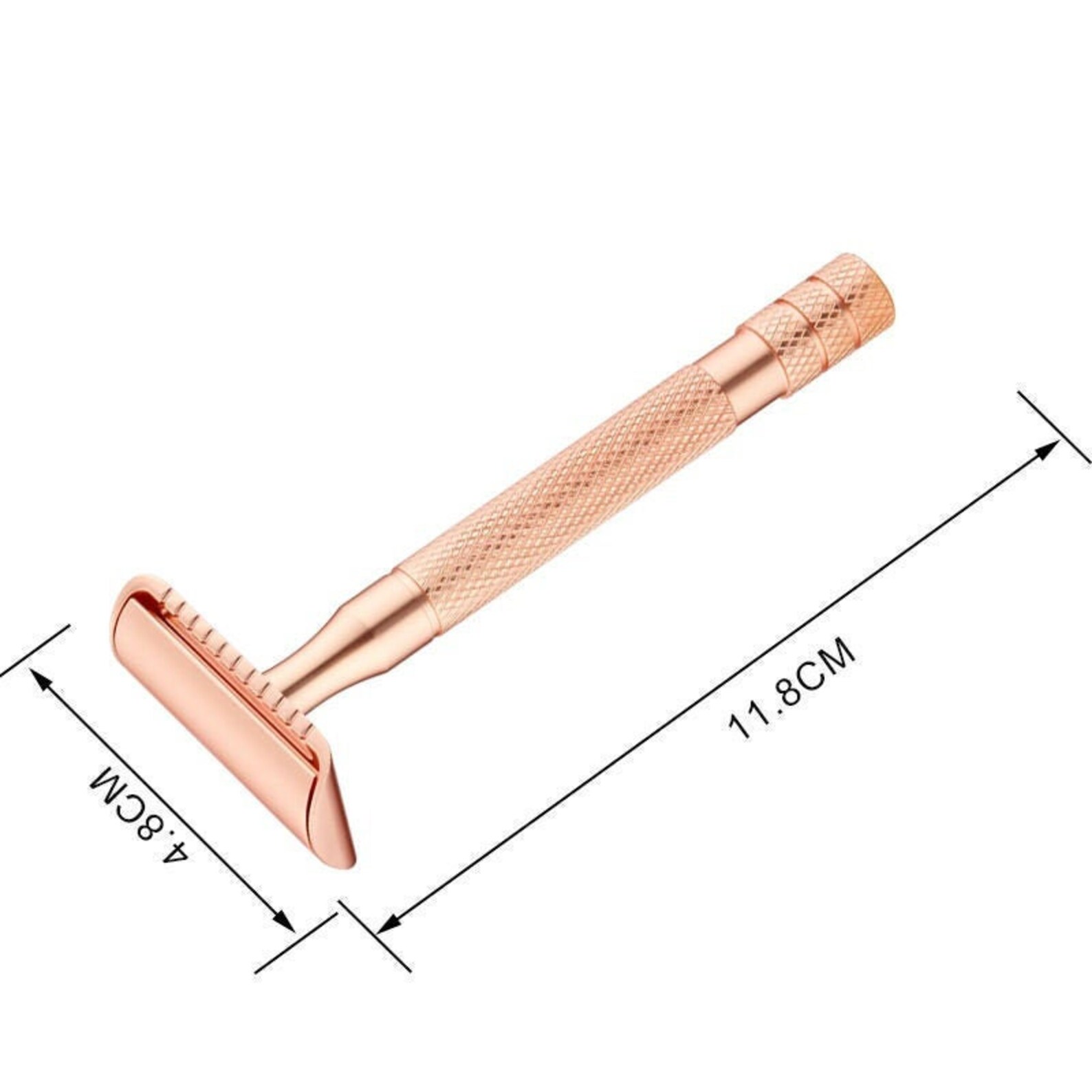 Rose Gold Safety Razor - All Deep Clean Shave - Plastic Free, Eco ...