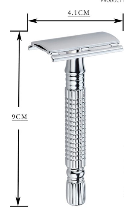 Razor Set - Rose Gold and Silver Safety Razor - All Deep Clean Shave ...