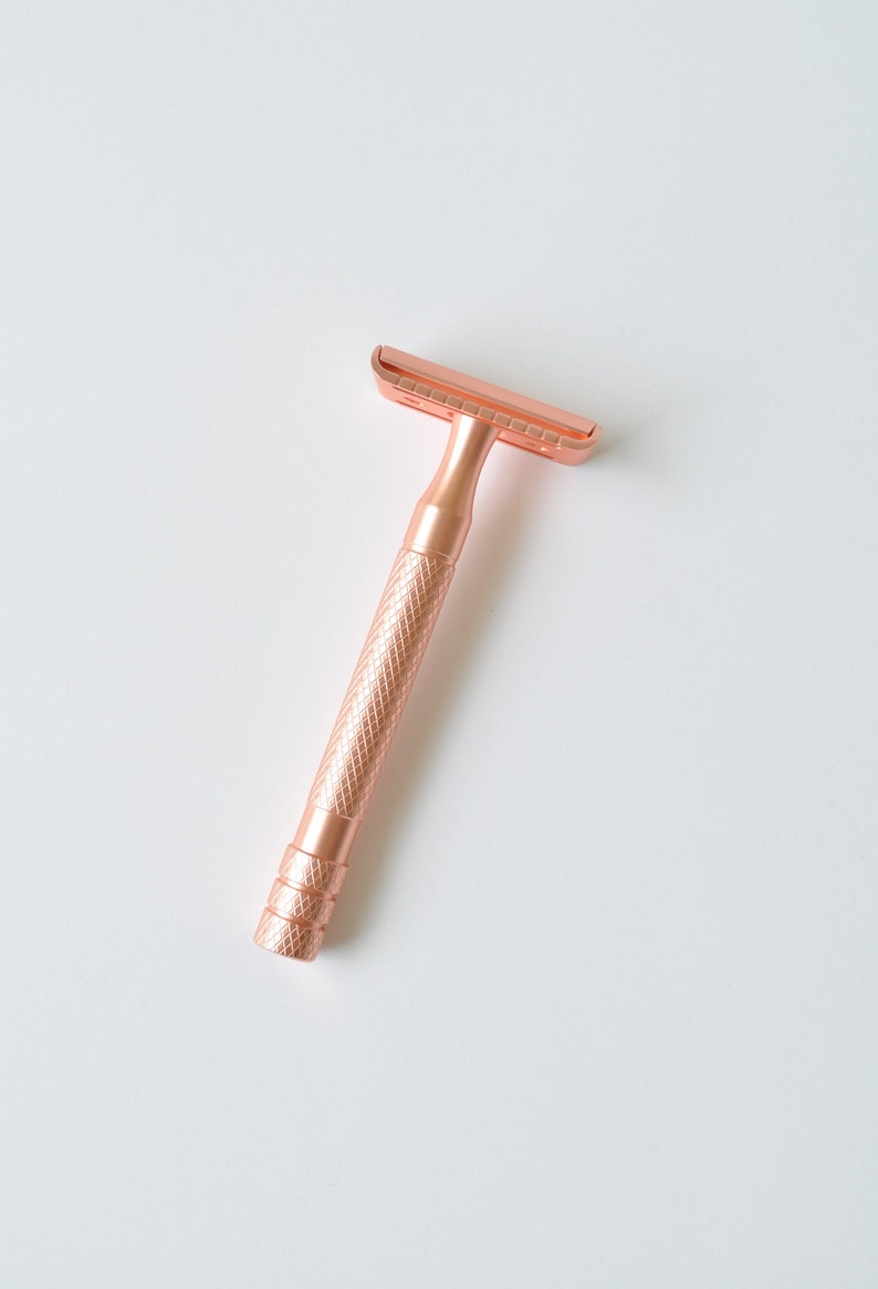 Rose Gold Safety Razor - All Deep Clean Shave - Plastic Free, Eco ...