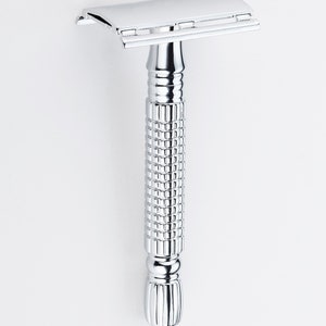 Razor Set - Rose Gold and Silver Safety Razor - All Deep Clean Shave ...