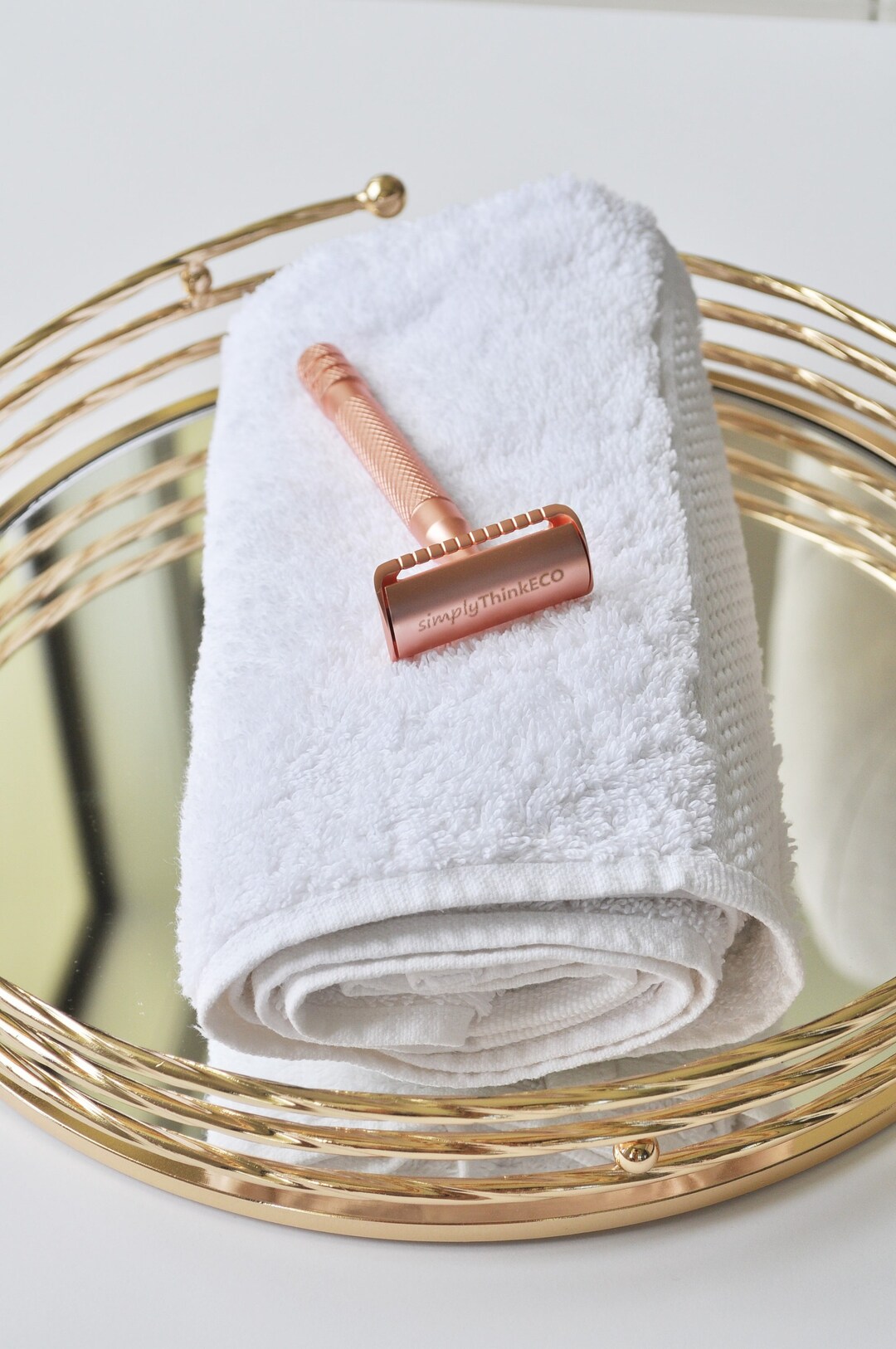 Rose Gold Safety Razor - All Deep Clean Shave - Plastic Free, Eco ...