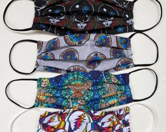 Grateful Dead Face Mask - Etsy