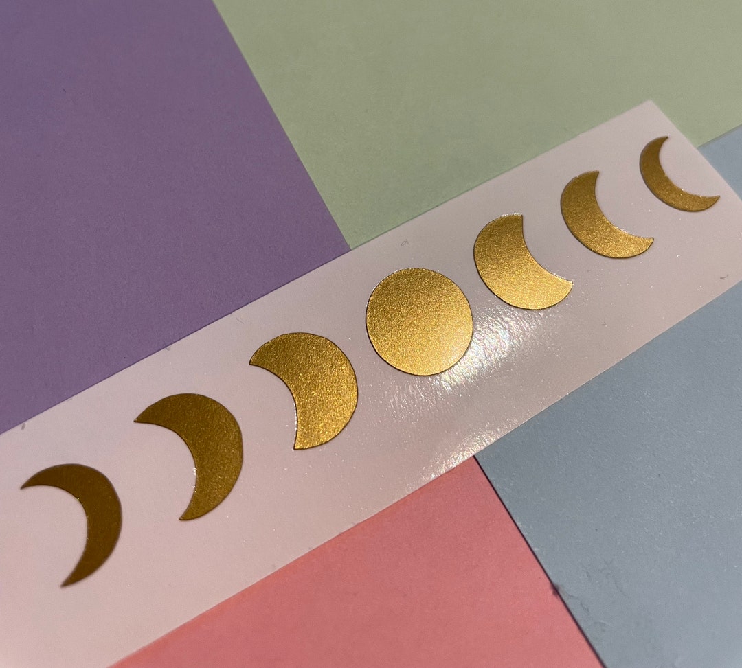 Moon Phases Vinyl Decal Clestial Decal Mystical Moon Sticker Car ...