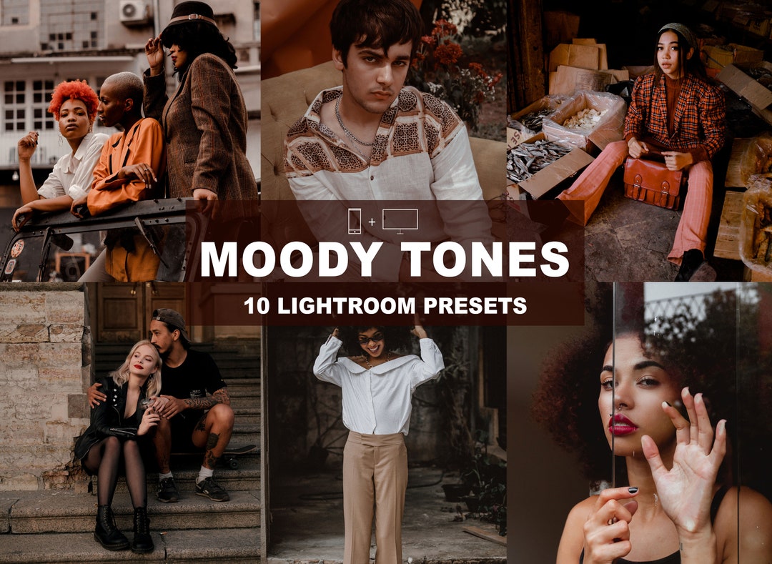 10 Moody Tones Lightroom Presets / Mobile & Desktop / Dark, Moody, Warm ...