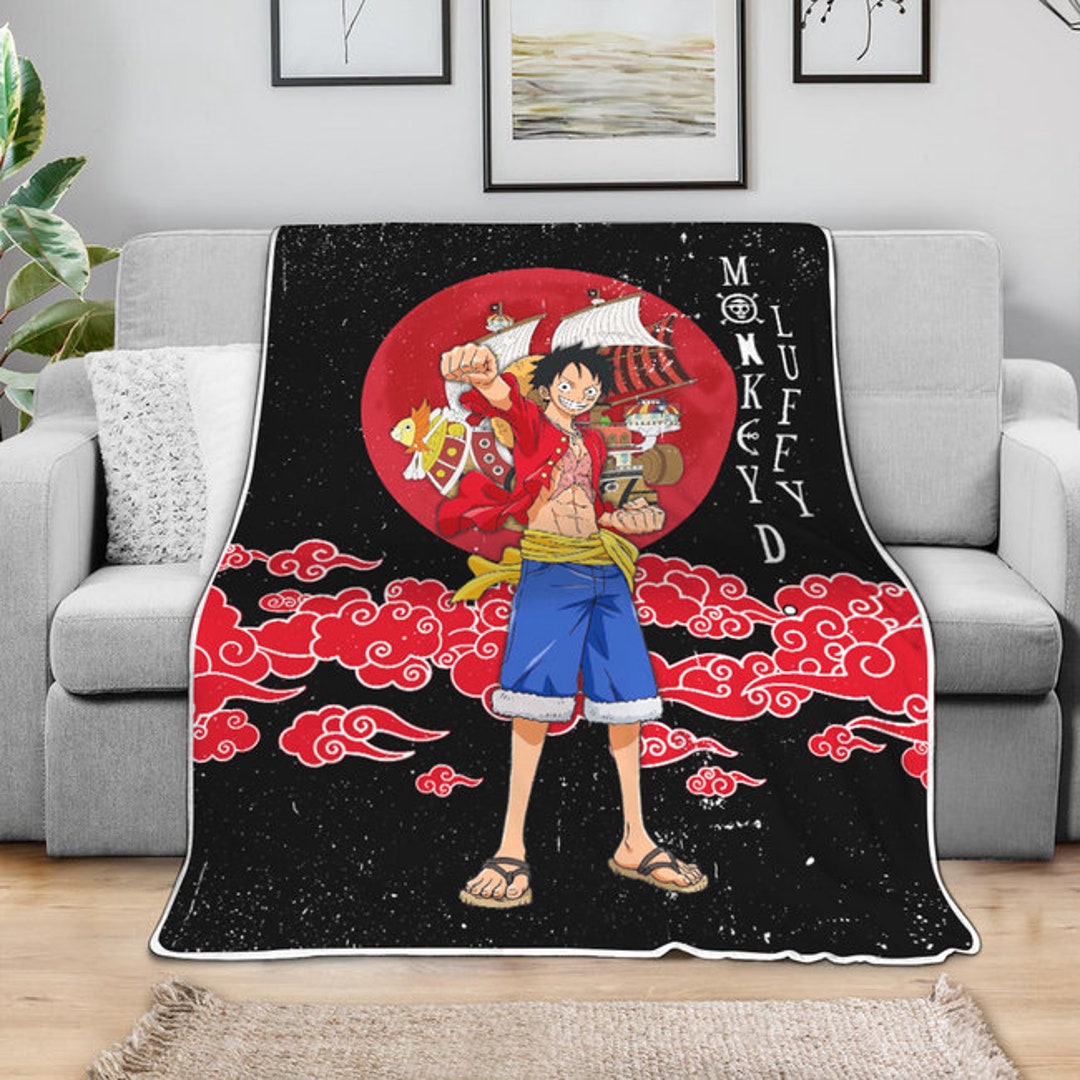 Monkey D. Luffy Moon Style Custom One Piece Anime Fleece - Etsy UK