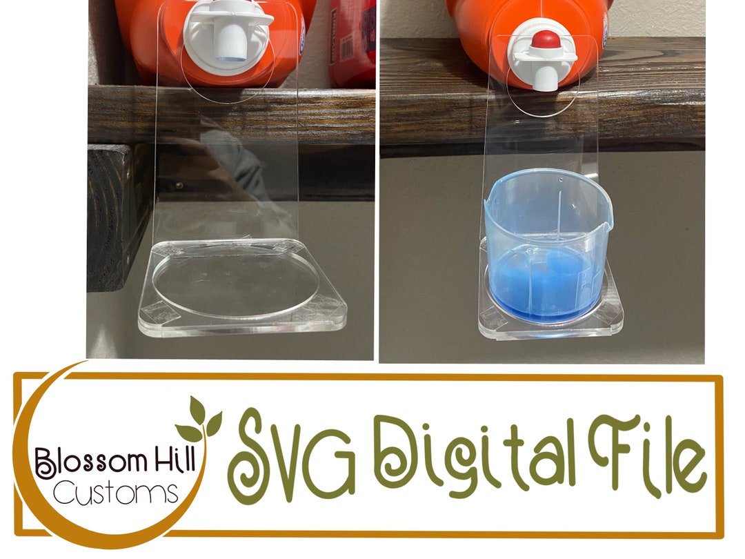 Laundry Soap Holder- Caddy- No Drips | SVG File - Etsy