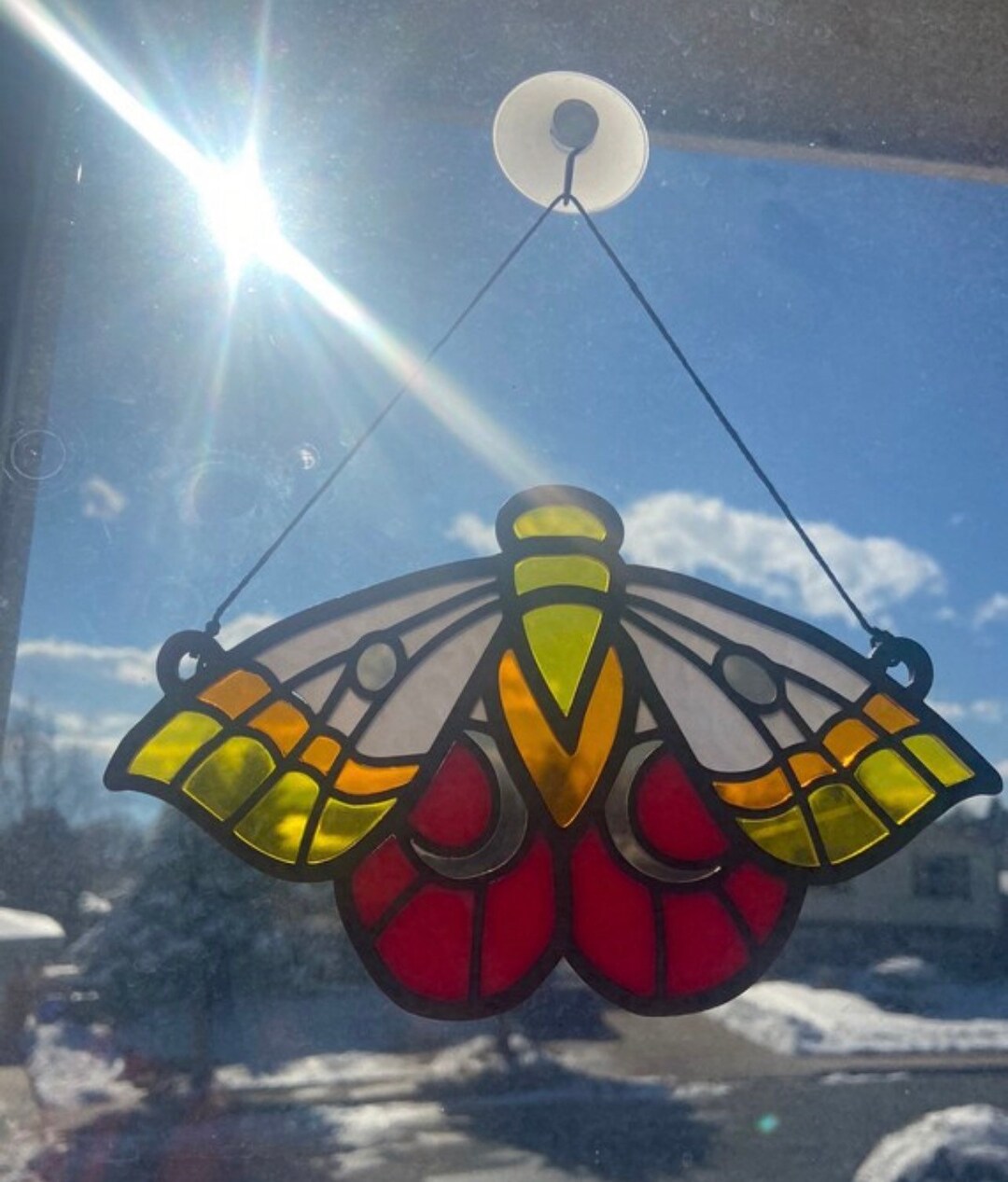 Fire Butterfly Sun Catcher SVG | Laser File | Glowforge | Butterflies ...
