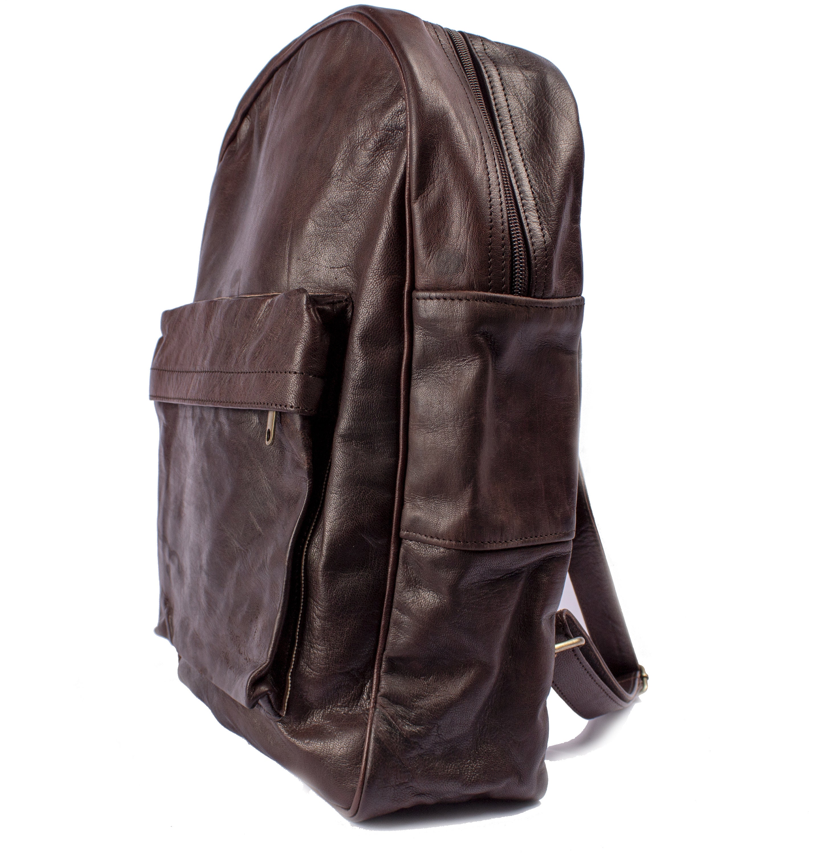 Leather Backpack Women, Leather Backpack, Leather Work Backpack - Etsy