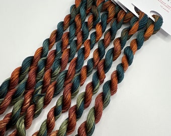 Bonnie Lass 6 Strand DMC, Hand Dyed Floss, Variegated Thread, Overdyed ...
