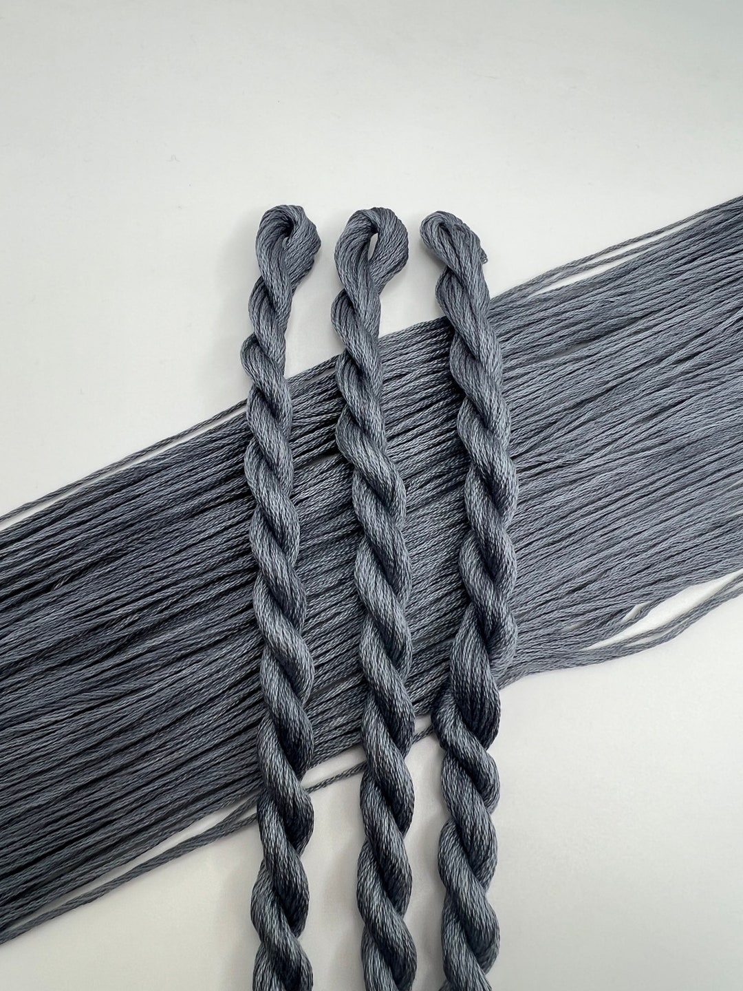 Mist | Hand Dyed, 6 Strand Embroidery Floss, Cross Stitch, Cotton ...