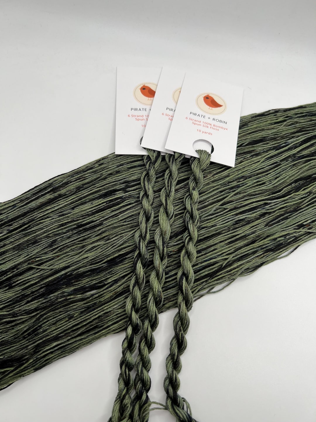 Swamp | Hand Dyed, 6 Strand Silk Embroidery Floss, Cross Stitch, Silk ...