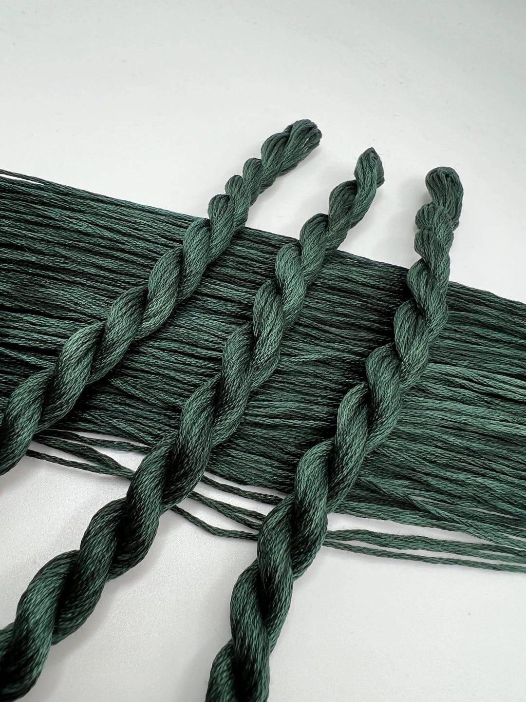Evergreen | Hand Dyed, 6 Strand Embroidery Floss - Etsy