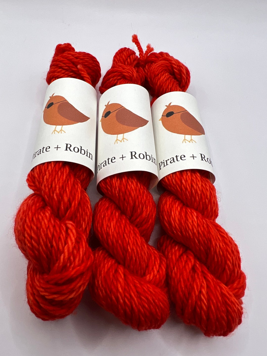 Blood Orange Mini | Superwash Merino Yarn, Fingering, DK, Mini Indie ...