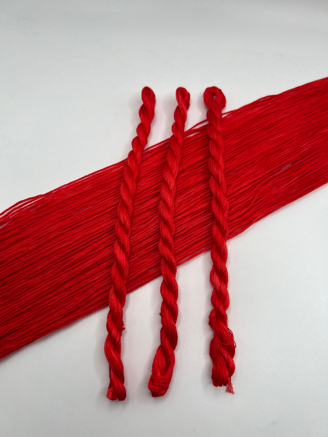 Fireball | Hand Dyed, 6 Strand Embroidery Floss, Cross Stitch, Cotton ...