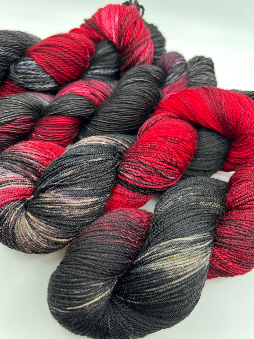 Horror | Superwash Merino Yarn, Fingering, Worsted, Aran, DK, Bulky ...