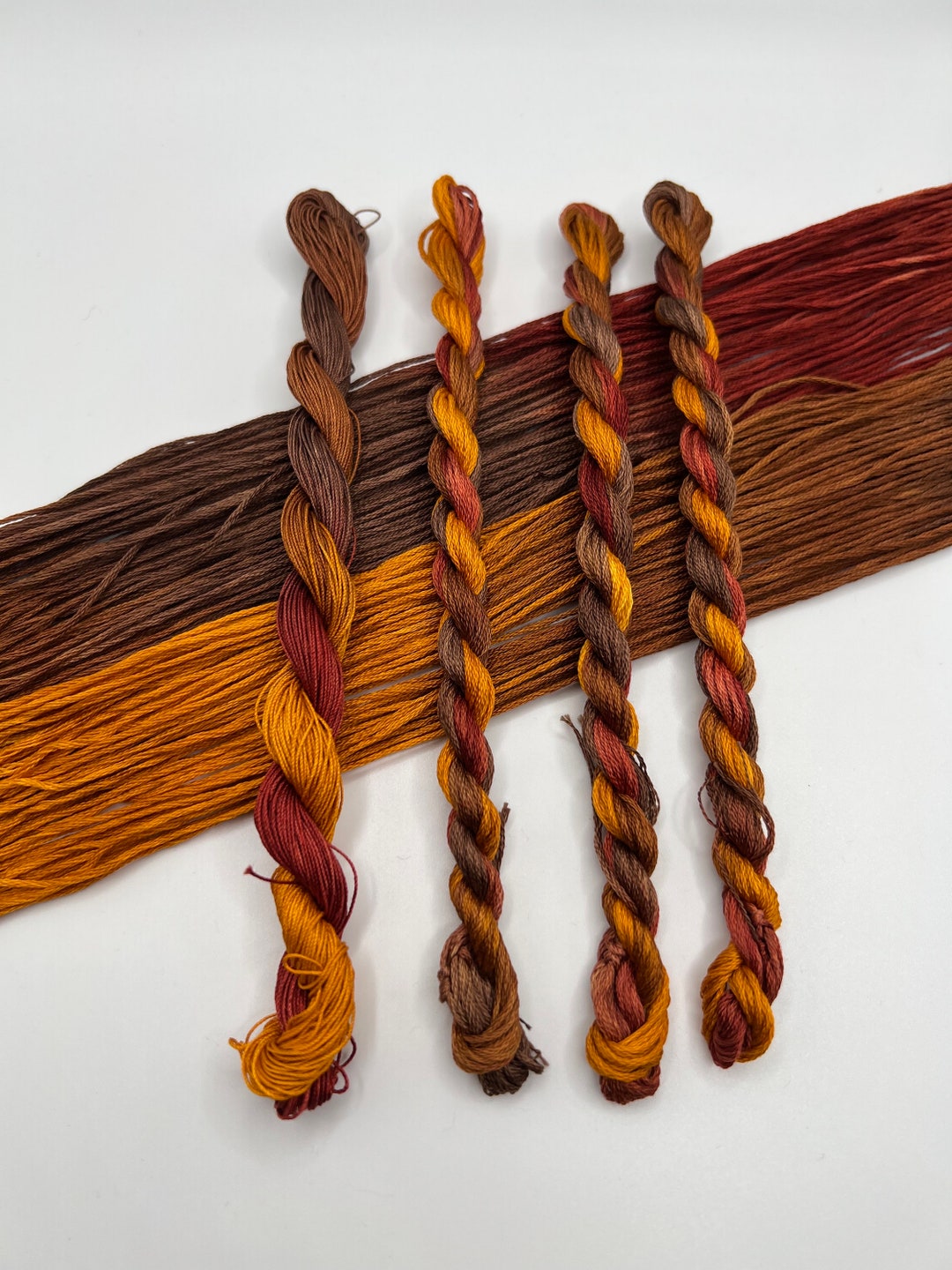 Autumn Harvest | Size 20 Hand Dyed, 6 Cord Cordonnet Thread, Tatting ...