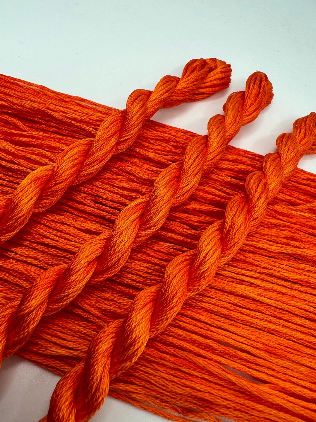 Marmalade | Size 20 Hand Dyed, 6 Cord Cordonnet Thread, Tatting ...