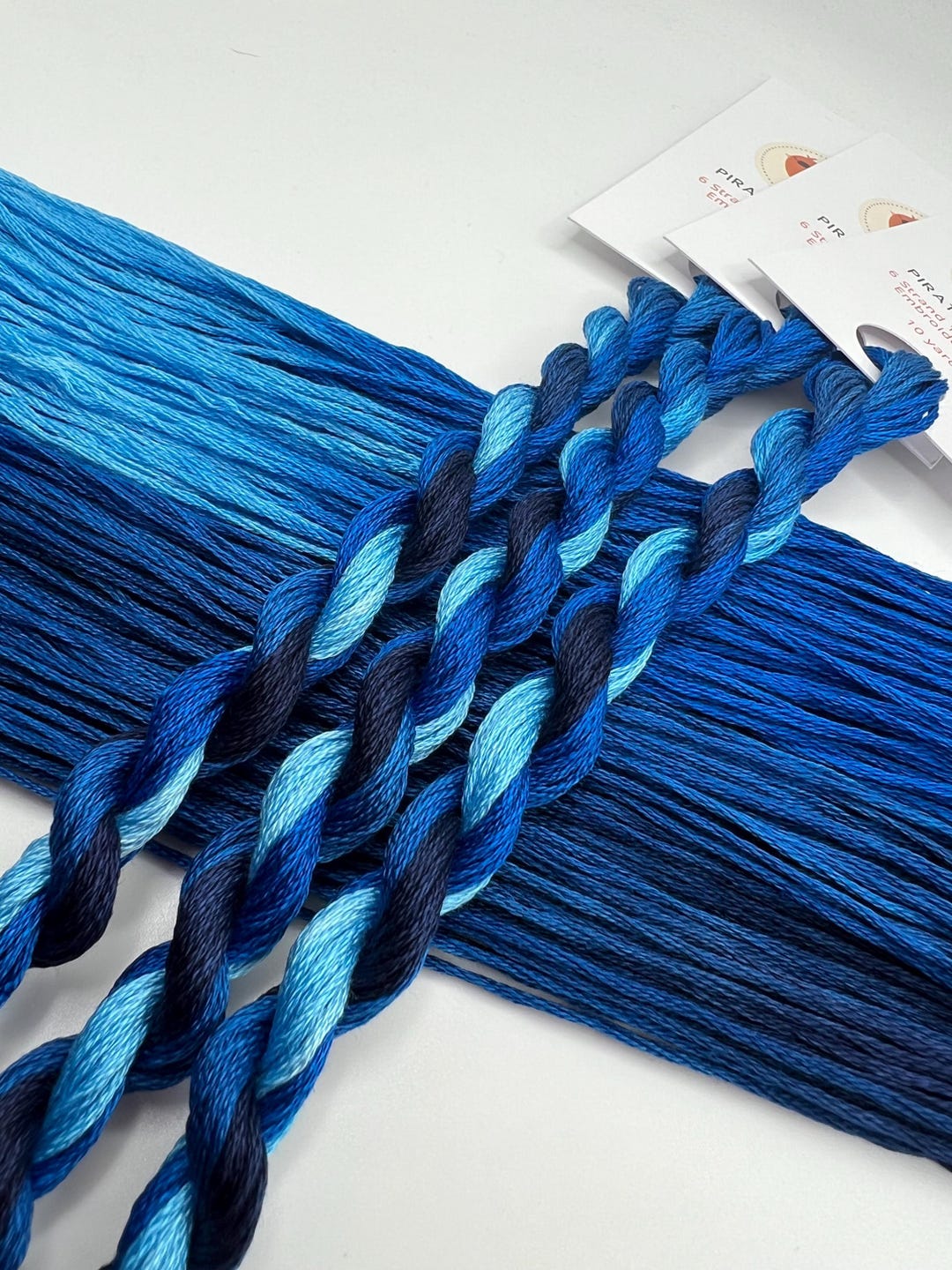Tekhelet | Hand Dyed, 6 Strand Embroidery Floss, Cross Stitch, Cotton ...