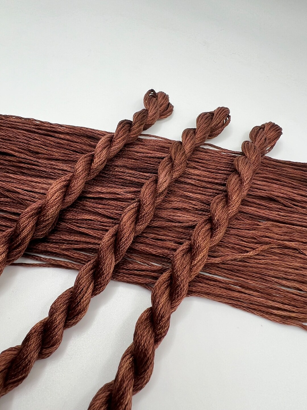 Pecan | Hand Dyed, 6 Strand Embroidery Floss, Cross Stitch, Cotton ...
