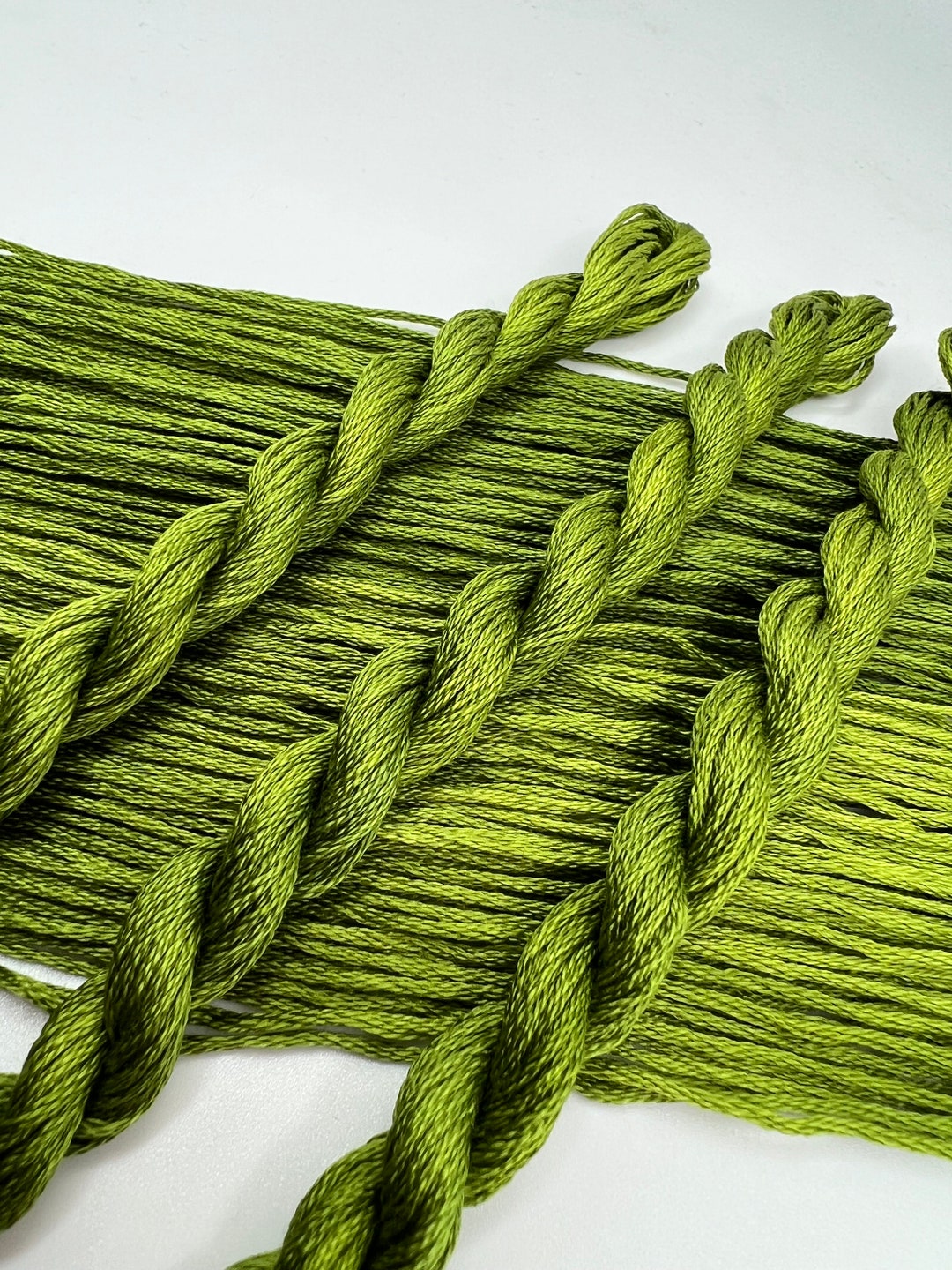 Pickle | Hand Dyed, 6 Strand Embroidery Floss, Cross Stitch, Cotton ...