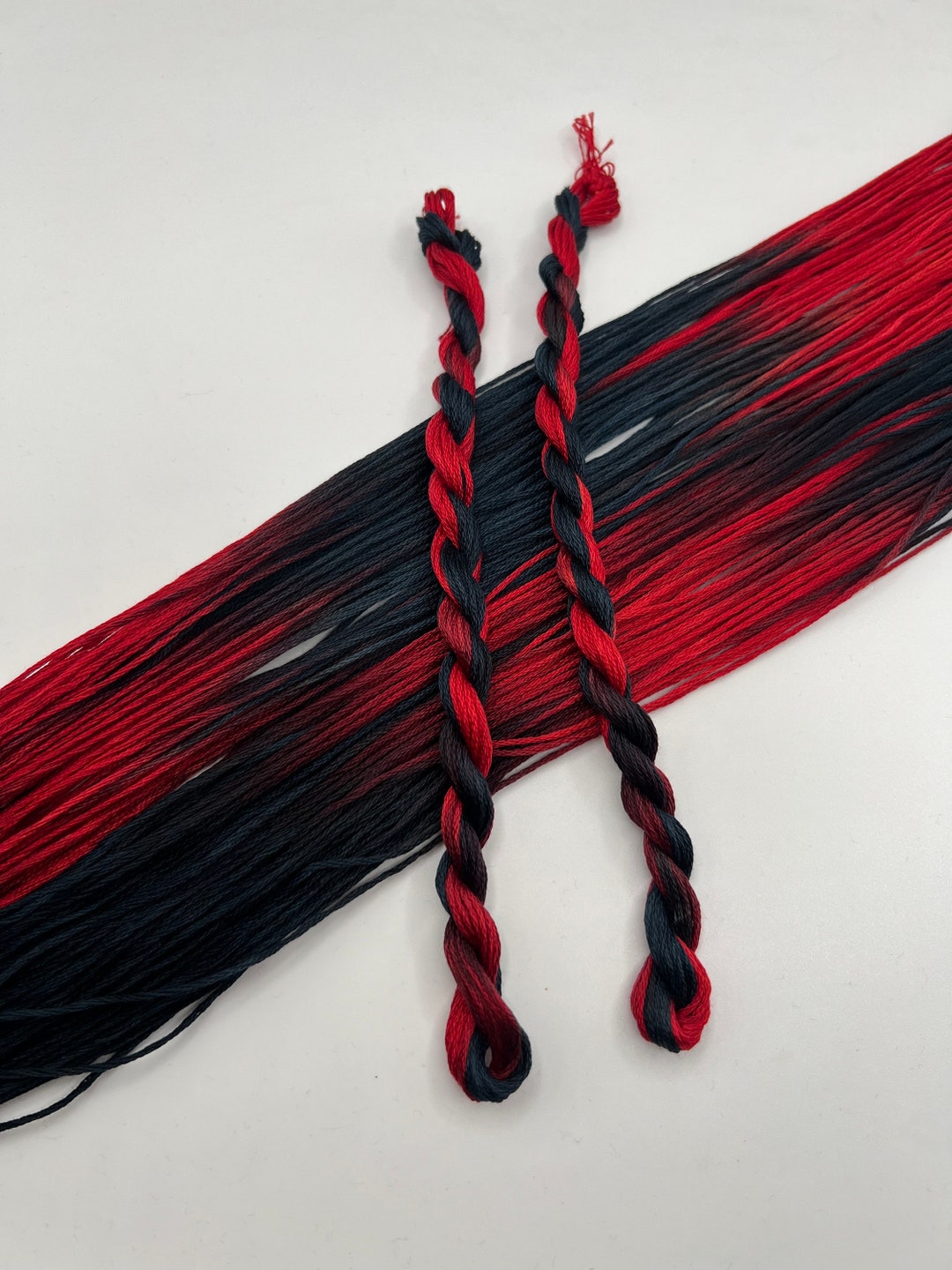Horror | Size 20 Hand Dyed, 6 Cord Cordonnet Thread, Tatting, Crochet ...